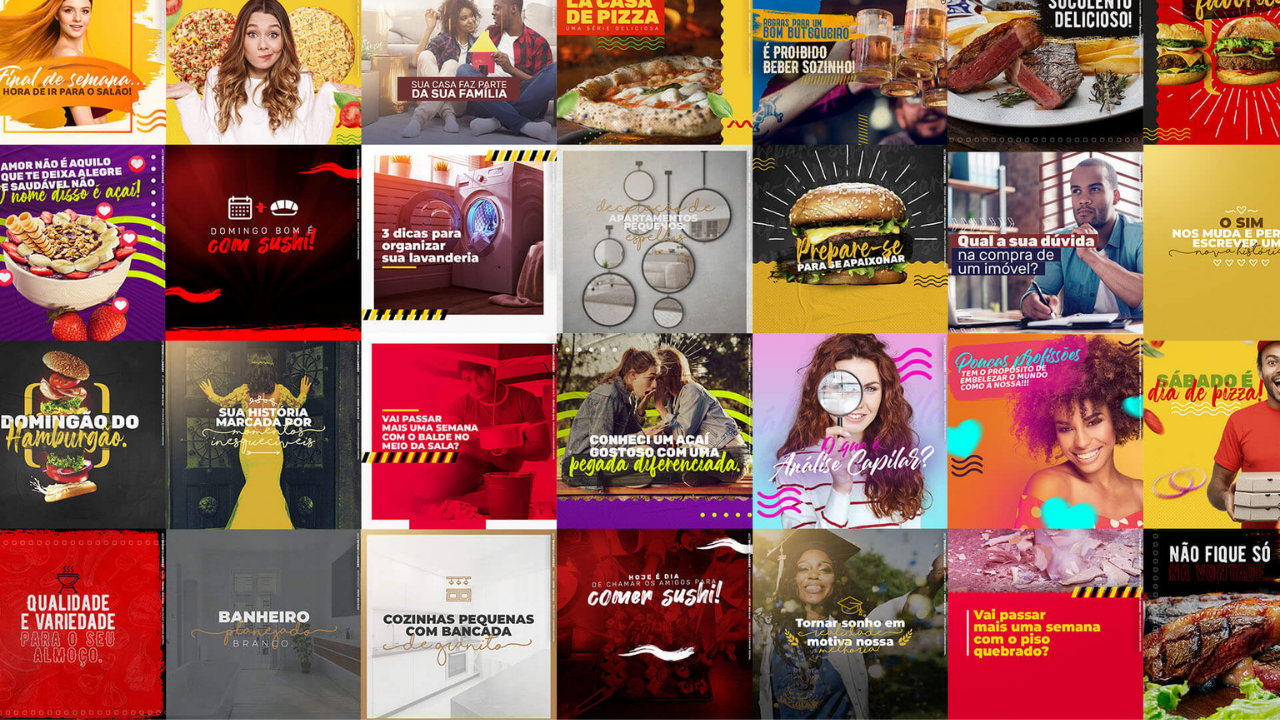 Pacote de Artes editáveis para Redes Sociais, veja o que levar em conta